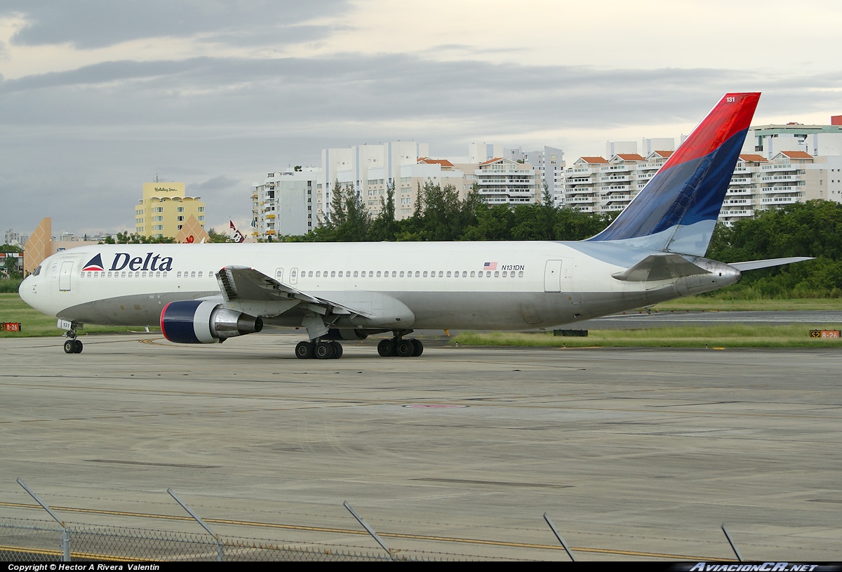 N131DN | Delta Air Lines | Boeing 767-332 | AviacionCR.net