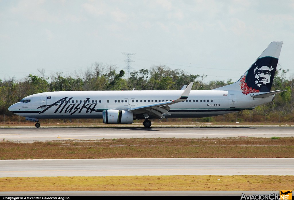 N584AS | Alaska Airlines | B737-890 | AviacionCR.net